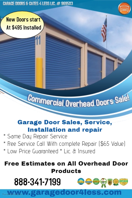 Overhead Doors Sale | PosterMyWall