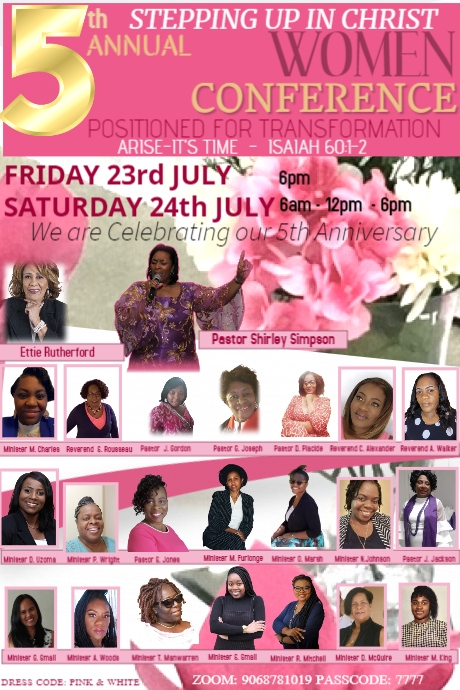 Copy of Copy of Copy of Pink Health Fair Poster Template | PosterMyWall