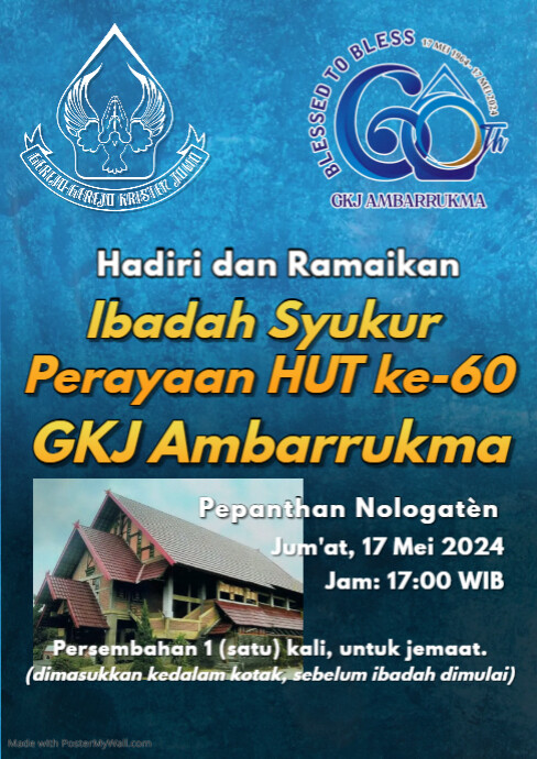 HUT ke-60 | PosterMyWall