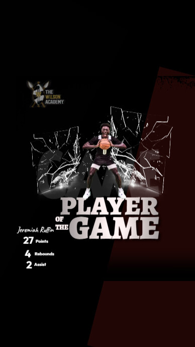 Basketball Player Of The Game | PosterMyWall