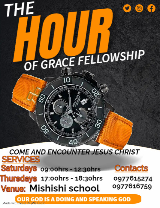 The hour of Grace | PosterMyWall