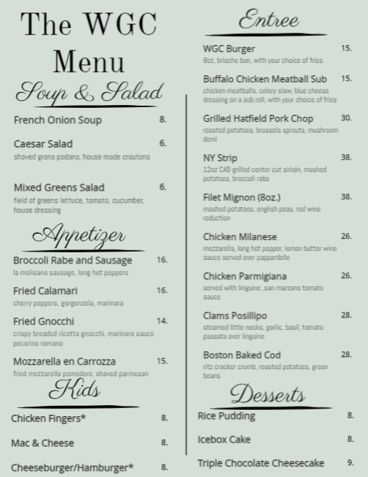 Copy of Copy of Copy of Copy of Restaurant Menu | PosterMyWall
