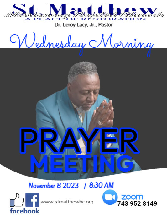 WEDNESDAY Prayer | PosterMyWall