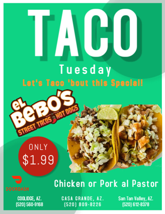 Copy of Taco Tuesdays | PosterMyWall