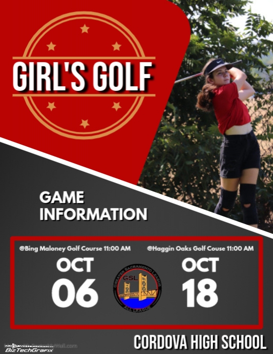 Girl's Golf | PosterMyWall