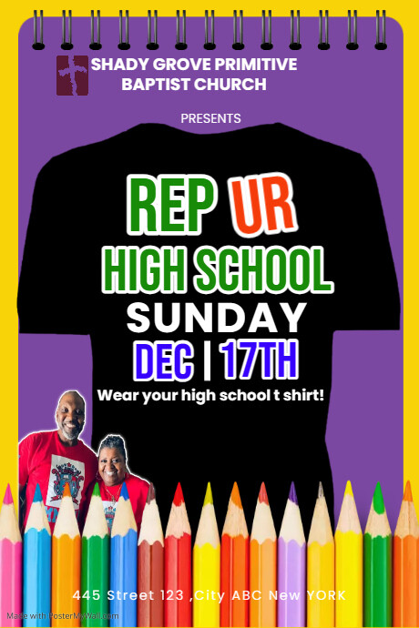 REP UR HIGH SCHOOL | PosterMyWall