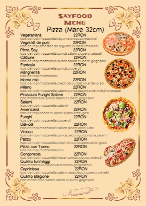 Copy of pizza mare | PosterMyWall