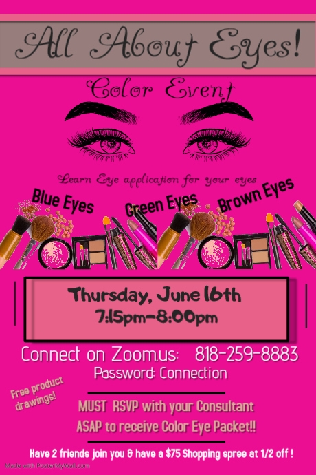 Copy of Thursday Makeup Event | PosterMyWall