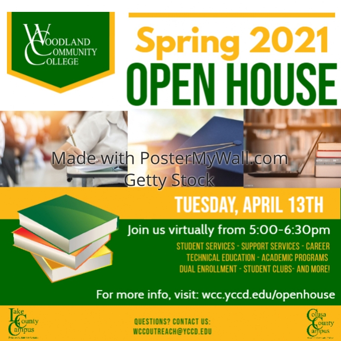 Copy of College Open House Flyer | PosterMyWall