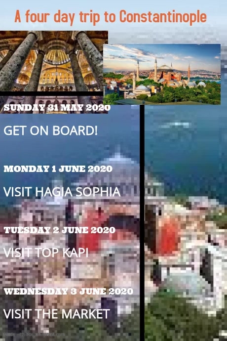 Copy of Visit Constantinople | PosterMyWall