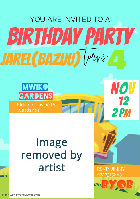 Cocomelon JJ Birthday Party Invitation | PosterMyWall