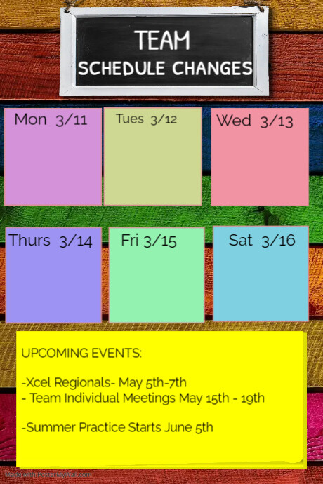 TEAM april 23 - 28 | PosterMyWall