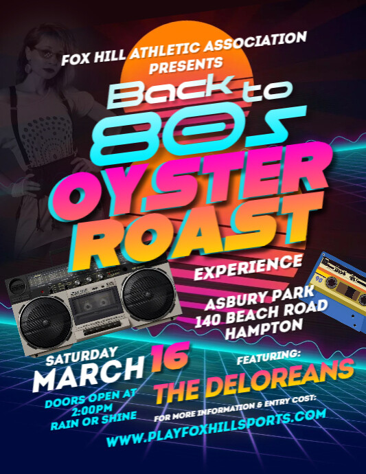 Copy of Back to 80s Party Flyer | PosterMyWall