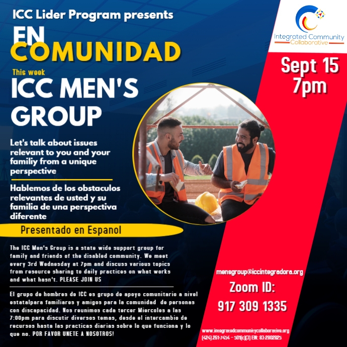 ICC Mens Group | PosterMyWall