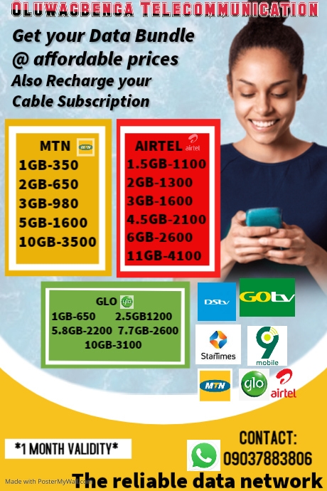 Copy of Mtn data bundle advert | PosterMyWall