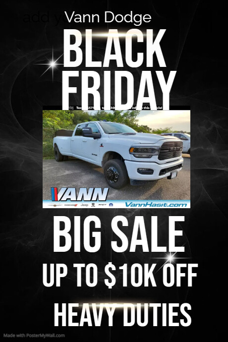 Black Friday Sale Flyer Design Template | PosterMyWall
