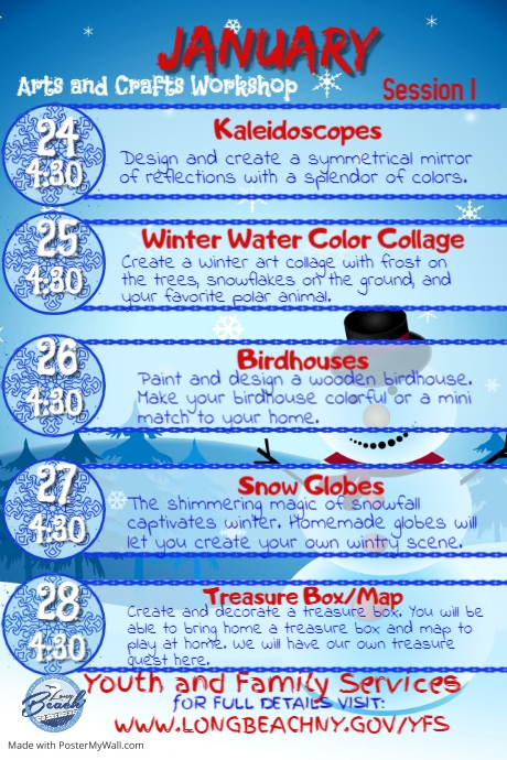 Copy of Copy of December Upcoming Events Calendar | PosterMyWall