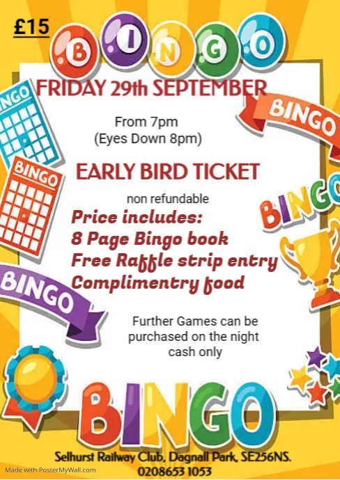 bingo (1) | PosterMyWall