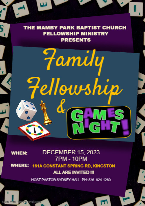 Copy of family game night (1) | PosterMyWall