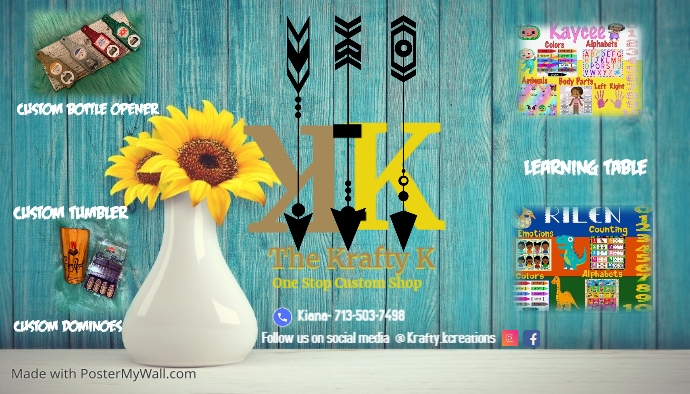 Copy of Copy of Double R black and white logo | PosterMyWall