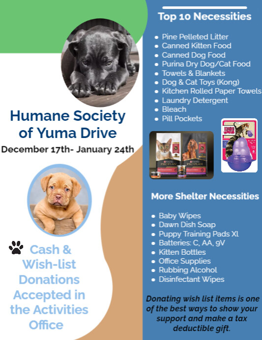 Humane Society of Yuma Drive | PosterMyWall