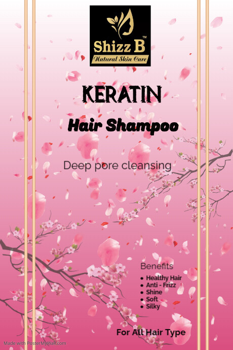 Copy of Keratin Hair Shampoo | PosterMyWall