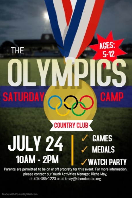 Copy of Olympics After Party Flyer Tempate | PosterMyWall