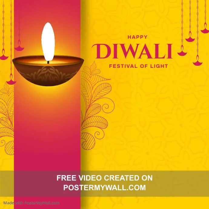 Copy of Diwali Festival Greeting Post Template | PosterMyWall