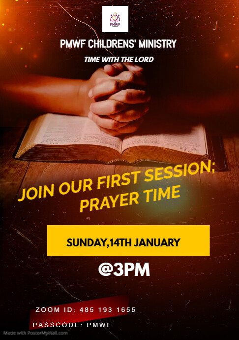 Pray church service | PosterMyWall