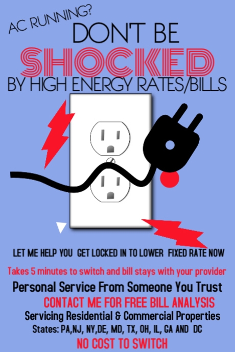 ELECTRIC BILL POST | PosterMyWall