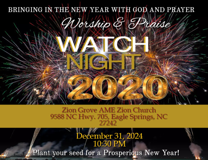 Watch Night | PosterMyWall