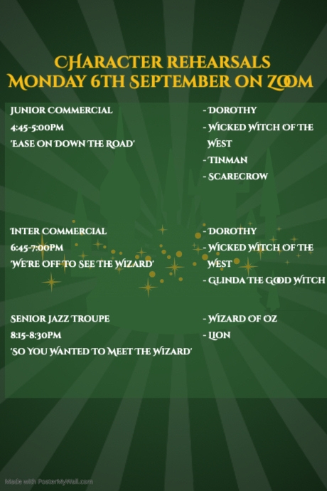 Copy of Wizard of Oz Theater Poster Template | PosterMyWall