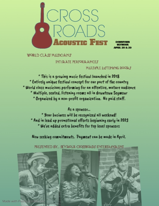 Crossroads Sponsorship Cover | PosterMyWall