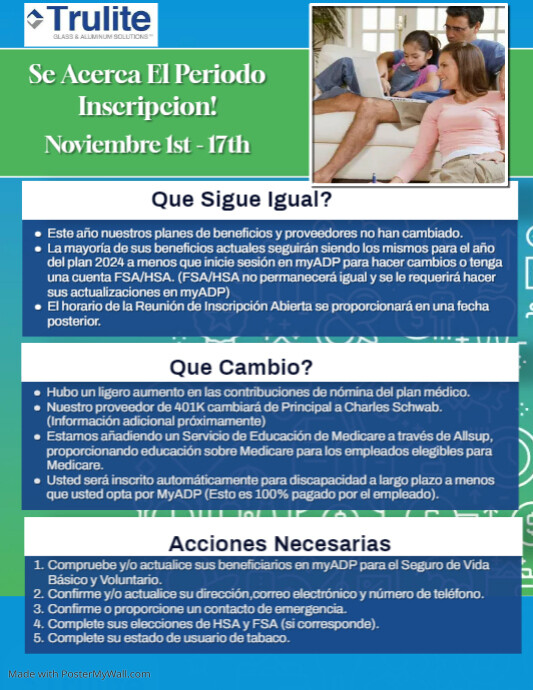 OE Overview Spanish | PosterMyWall