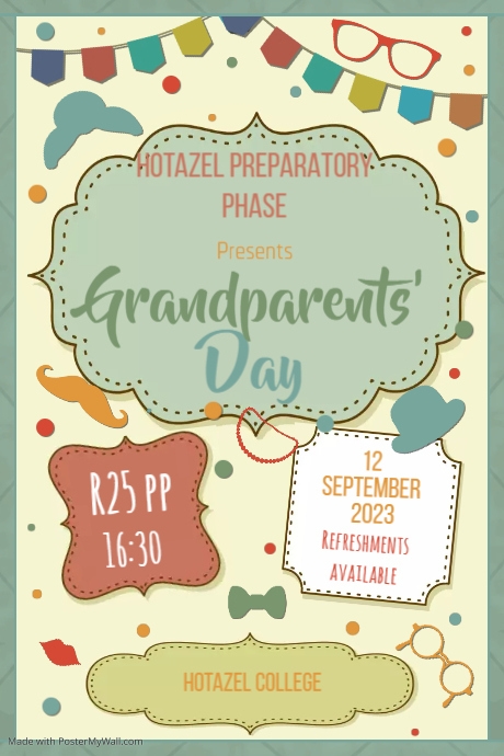 Grandparents Day Party Poster Template | PosterMyWall