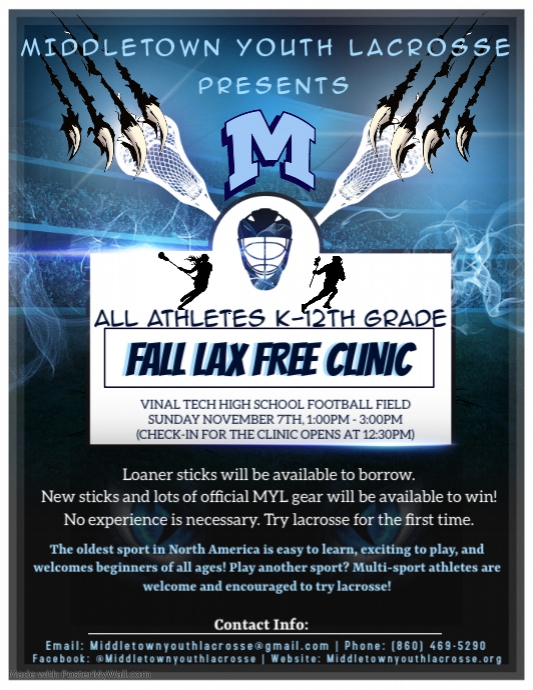 Copy of Copy of Lacrosse Live Screening Poster Template | PosterMyWall