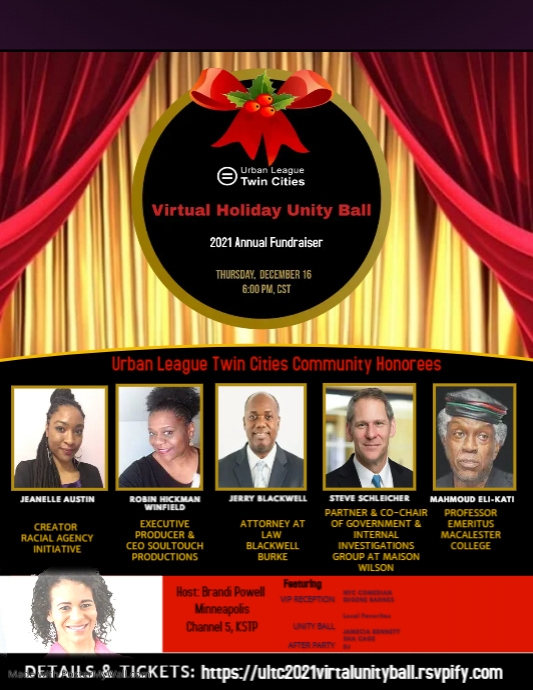Copy of Update ULTC Virtual Holiday Unity Ball 201 | PosterMyWall