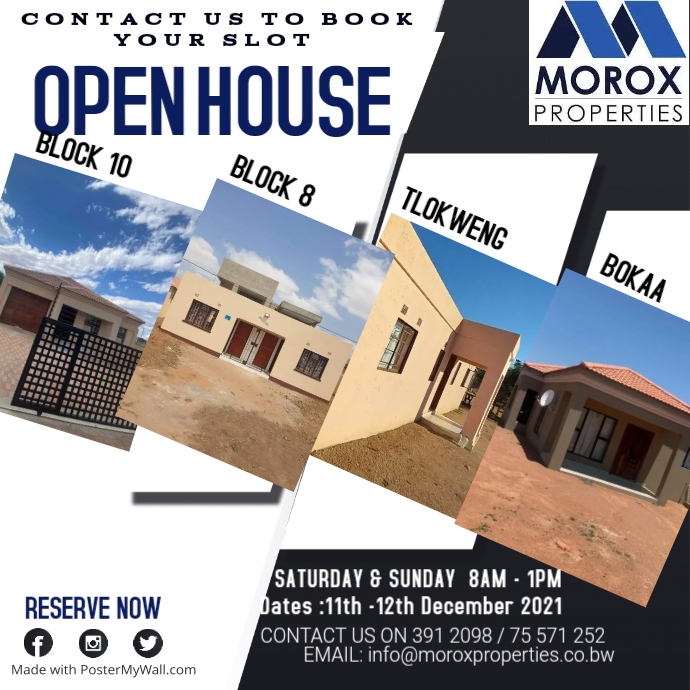 Copy of Modern Open House Real Estate Advert | PosterMyWall