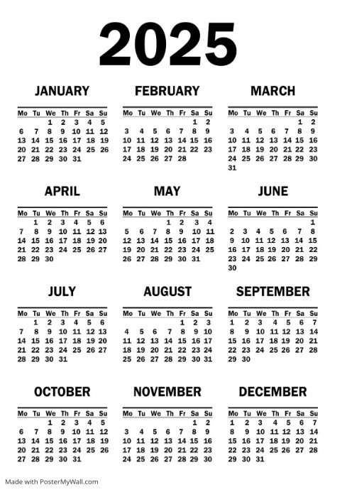 calendar | PosterMyWall