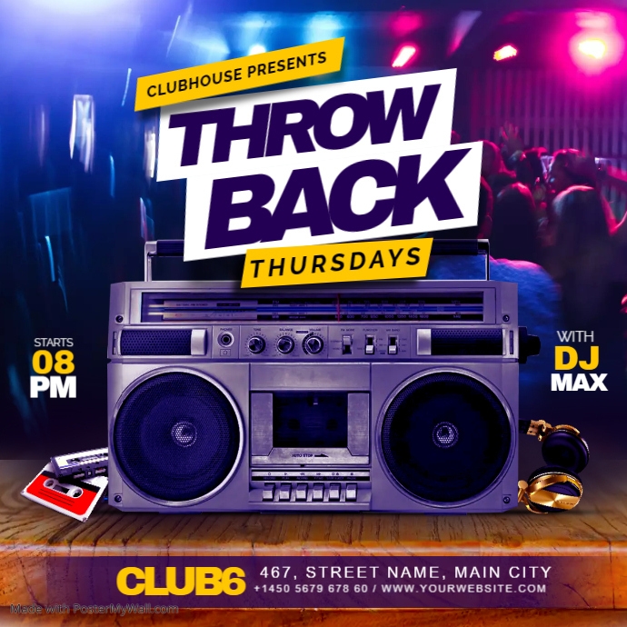 throwback thursdays | PosterMyWall