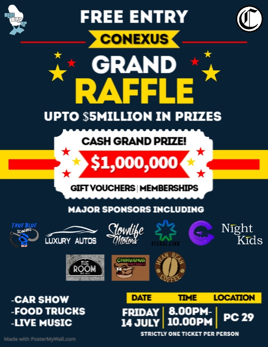 Raffle draw poster | PosterMyWall