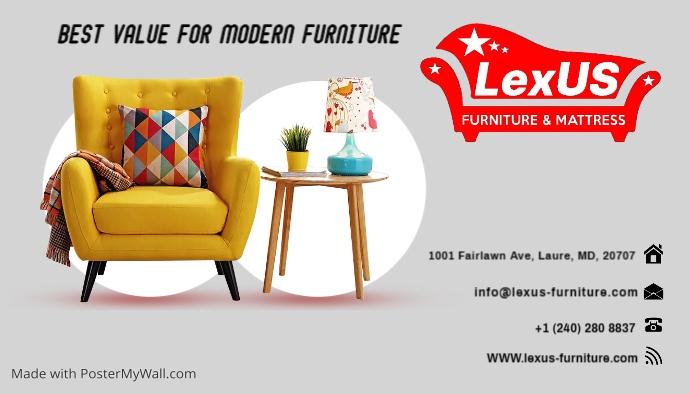 Furniture business card | PosterMyWall