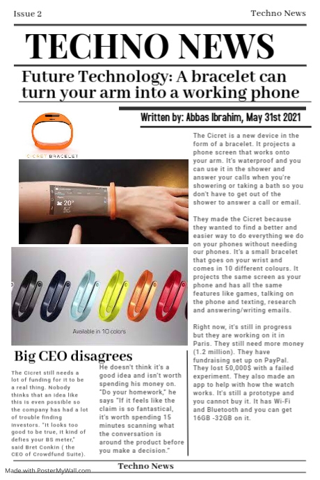 Copy of Conventional Newspaper Layout | PosterMyWall