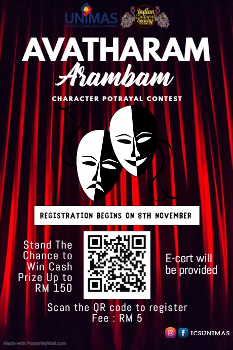 Copy of Theatre Acting Classes flyer template | PosterMyWall