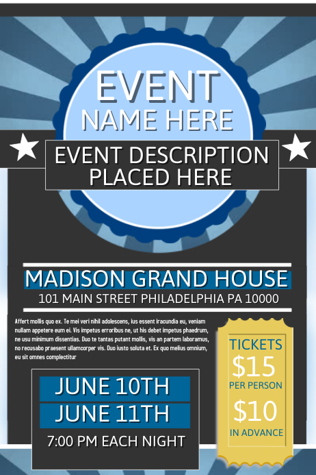 Copy of Event Flyer | PosterMyWall