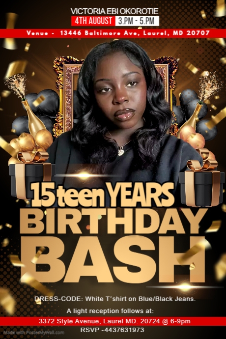 birthday bash | PosterMyWall