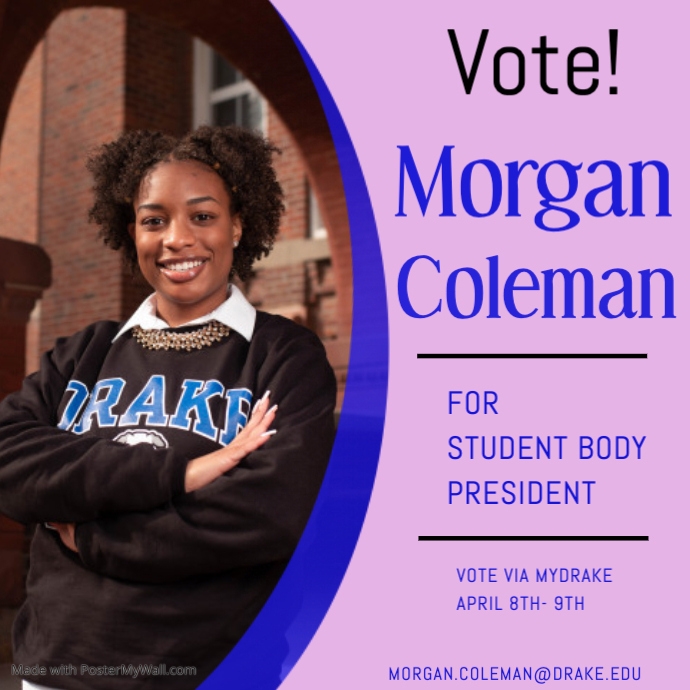 Copy of Copy of Student Council Election Campaign Instagram | PosterMyWall