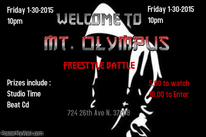 Freestyle Battle | PosterMyWall