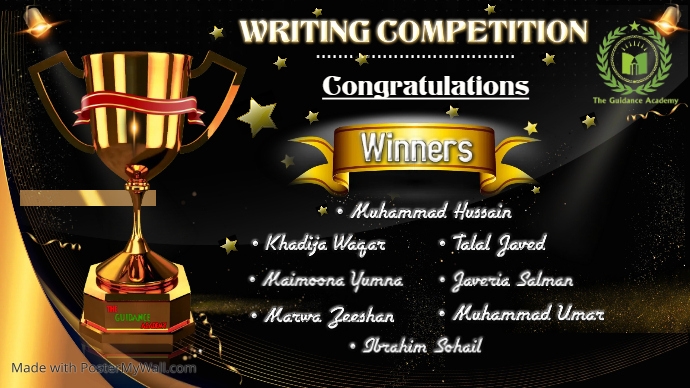 Awards Display | PosterMyWall