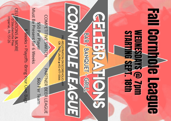 Copy of Cornhole Flyer Design Template (1) | PosterMyWall